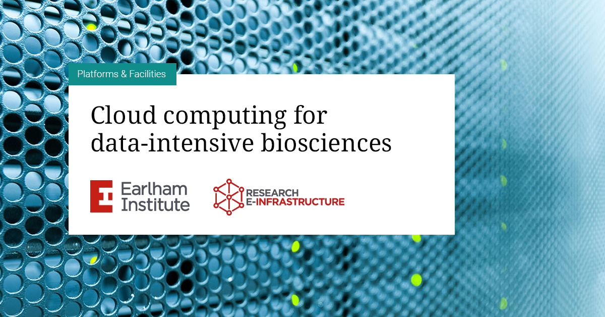Cloud Computing Infrastructure For Data Intensive Bioscience